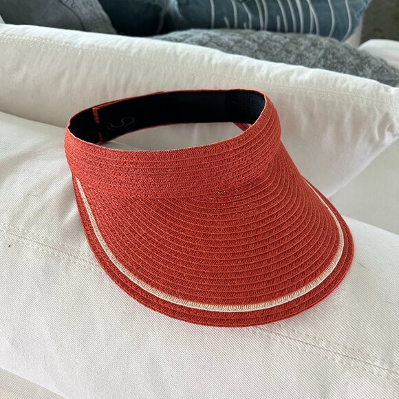Talbots | Accessories | Talbots Sun Visor In Salmon | Poshmark